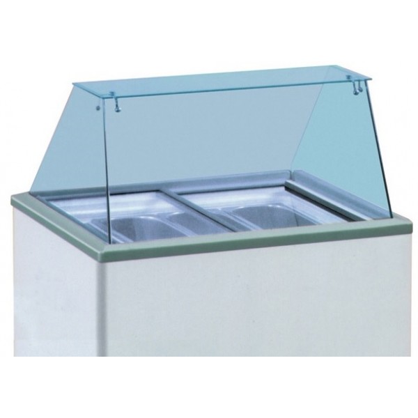Arca de Congelação com Vitrina Expositor de Gelados, 170 Litros, -10º ...