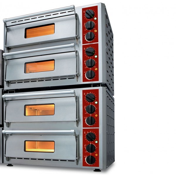 Forno de Pizza Elétrico Monofásico com 2 Câmaras para Pizzas até Ø 430 ...