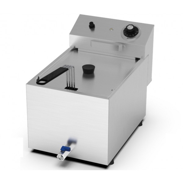 Fritadeira Profissional Elétrica de Bancada Trifásica POTENTE de 10 ...